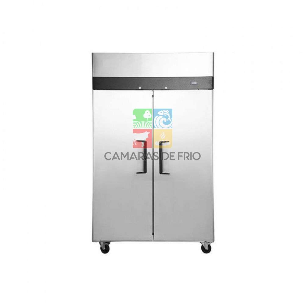 Congelador Vertical 2 Puertas de Acero : Refrigeracion